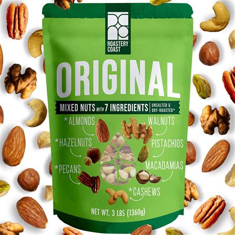 Buy Roastery Coast Daily Nuts Y Mix Bulk 3 Lb Bulk Pouch Nuts Snack Mix Deluxe Assorted
