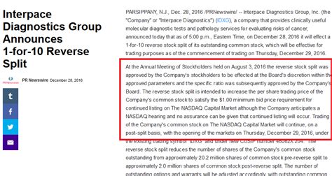 How To Trade Stock Split And Reverse Split