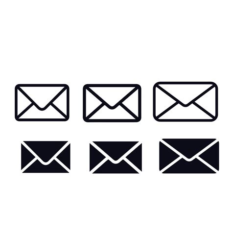 Email Envelope Icon Vector Design Vector Art At Vecteezy