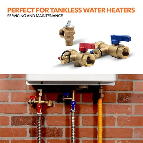 1 Fip Connection Isolation Valve Kit With Pressure Relief Valve Hps