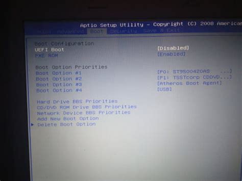 Probleme Avec Legacy Boot Of Uefi Media