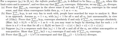 solved 1 1 for a sequence pn in 0 0 the infinite
