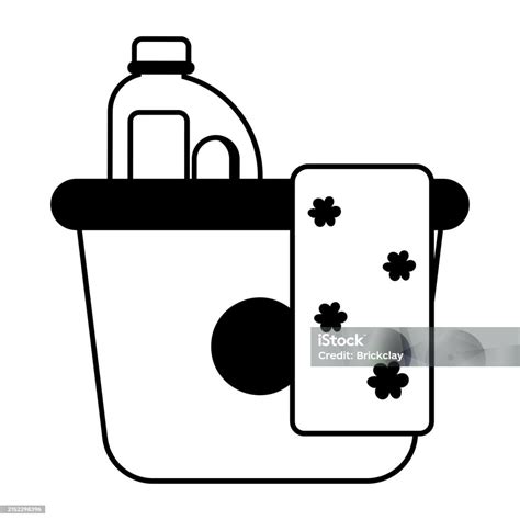 Laundry Tub Stock Illustration Download Image Now Bottle Chores