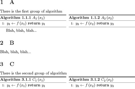 How To Number The Algorithms Some Algorithms Are Put In A Group