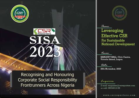 Csr Reporters Sisa 2023 Rewarding Good With Diamond Amplifying Africas Voice For Social