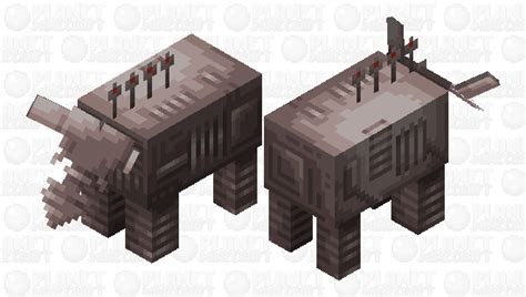 Netherite Drilling Robot Minecraft Mob Skin