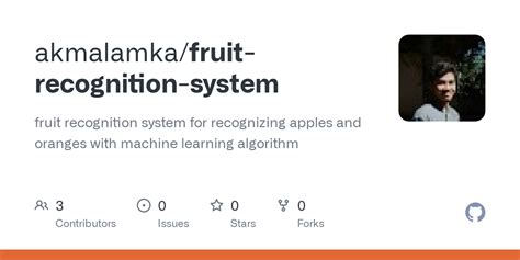 Github Akmalamkafruit Recognition System Fruit Recognition System