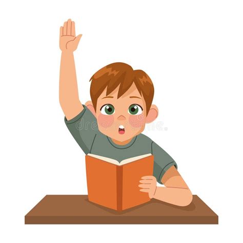 Studying Man In Class Stock Vector Illustration Of Young 292610802