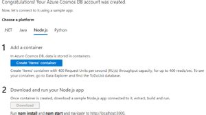 How To Use Azure Cosmos Db To Create And Manage Nosql Databases Geeksforgeeks