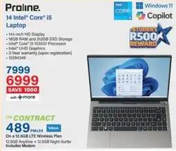 Proline Intel Celeron V Laptop Offer At Game