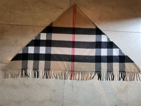 버버리 캐시미어 숄 머플러 당근 중고거래