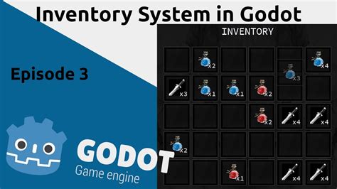 Godot Tutorial Inventory System Episode 3 Youtube