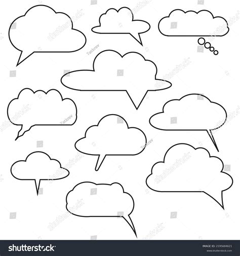 Bubble Messages Dialog Chat Speech Bubble Stock Vector Royalty Free 2195684621 Shutterstock