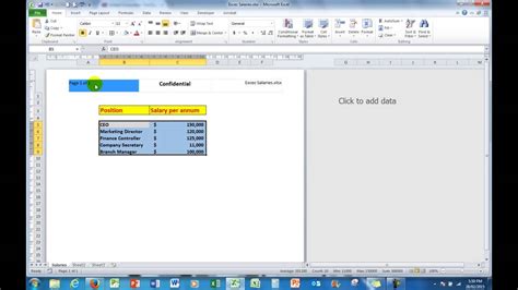 How To Insert And Edit Excel Headers And Footers And A Handy Printing