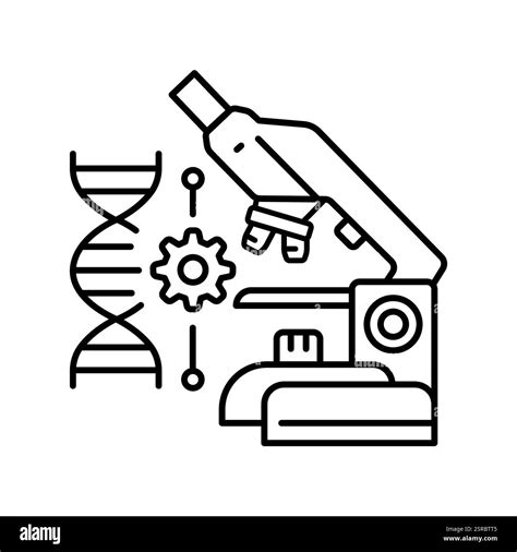 Data Analytics In Medicine Line Icon Vector Isolated Element Editable Stroke Stock Vector