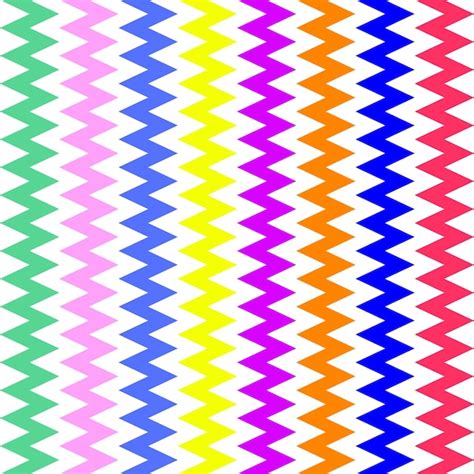 Premium Vector Geometric Zig Zag Line Neon Color Vector Fashion