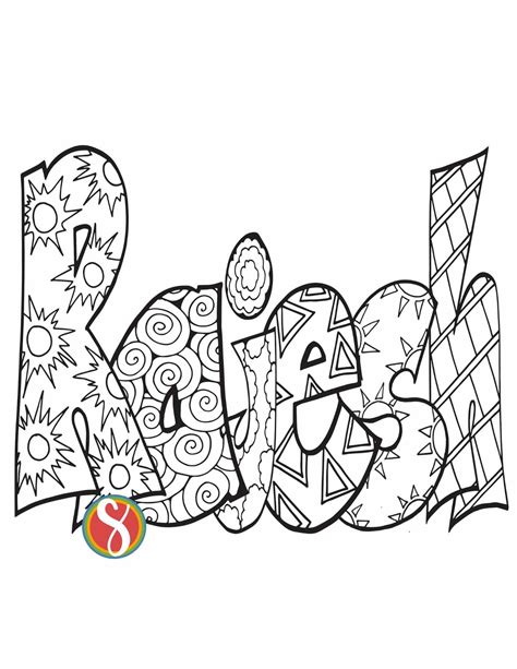 Free Rajesh Name Coloring Pages — Stevie Doodles