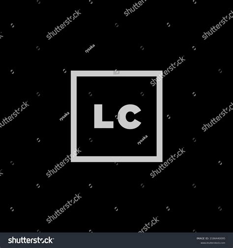 Lc Initial Monogram Logo Creative Square Stock Vector Royalty Free Shutterstock