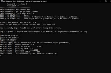 how do i know if my tron script is stuck it s been 2 hours of this