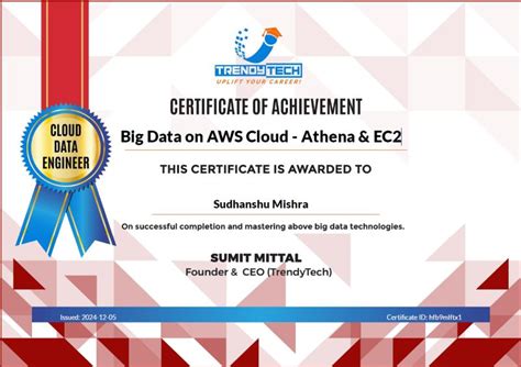 Bigdata Aws Athena Ec2 Certification Dataengineering Cloudcomputing Sudhanshu Mishra