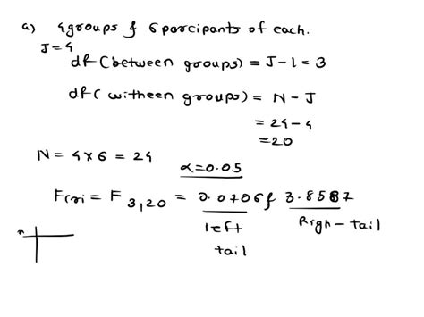 Solved Identify Assumptions Of Anova • Apply Vocabulary Related To Anova E G Factor Level