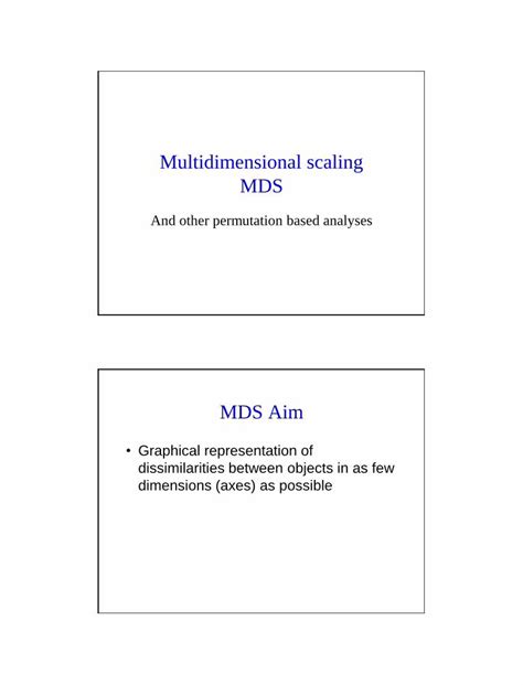 pdf multidimensional scaling mds · stress of final configuration is 0