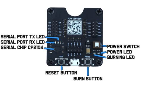 Esp8266 Programmer Sockel Downloader Für Esp 07 Esp 12f Esp 12s Arduino
