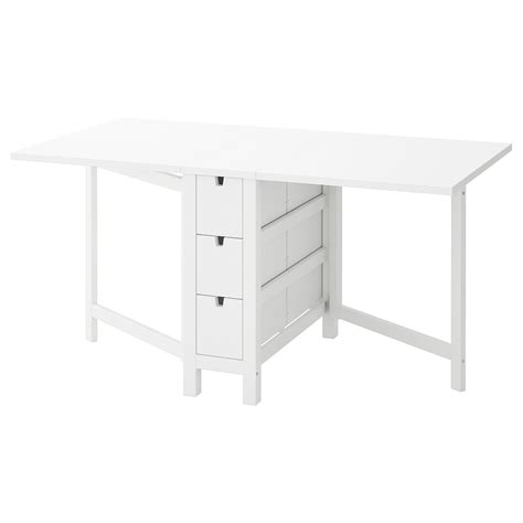 Norden Gateleg Table White Ikea