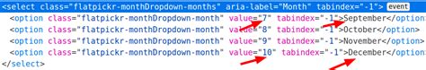 Wrong Selected Month Value And Timezone Issue 2522 Flatpickr