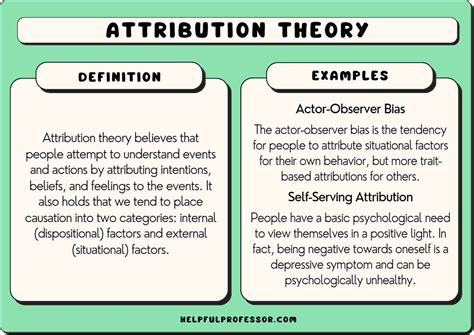 15 Attribution Theory Examples 2025