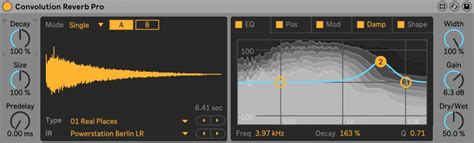 Convolution Reverb Ableton Studio Brootle