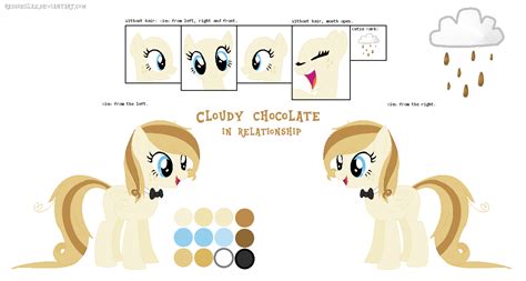 Mlp Oc Cloudy Chocolate Reference By Li Thiunn On Deviantart