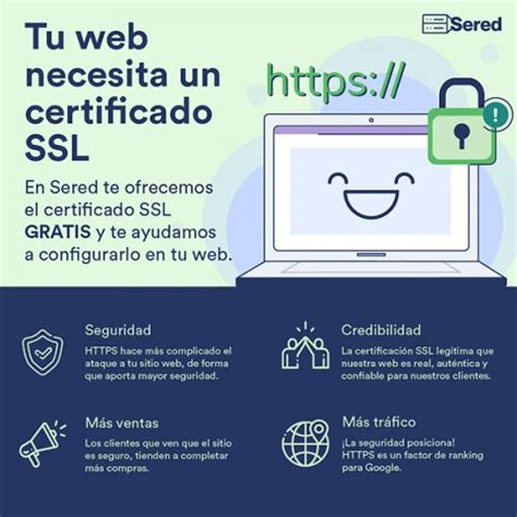 Llévate un certificado SSL GRATIS con tu hosting Sered Promociones