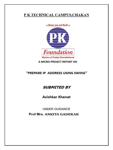 advance java program microproject pdf ip address computer network