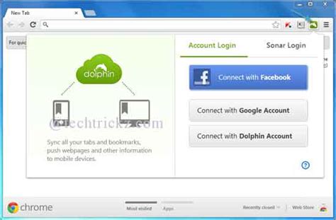 How To Send Text Images Maps And Links To Dolphin Browser From Chrome And Firefox Techtrickz