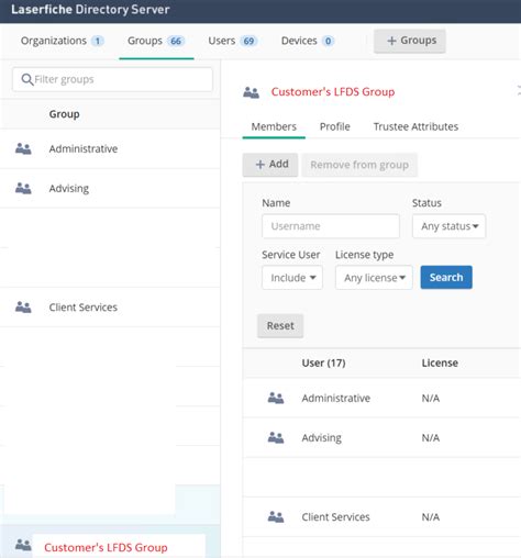 Web Client Admin 1042 Group View Issues Laserfiche Answers