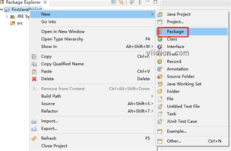 Eclipse 创建java包 Eclipse教程 一点教程 Eclipse 创建java包 Eclipse教程 一点教程