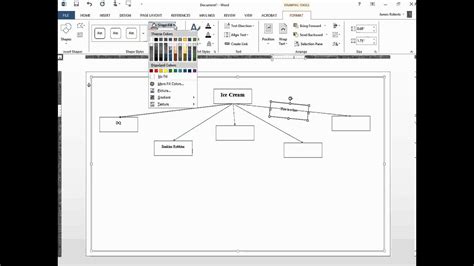 How To Create A Web Chart On Microsoft Word Word How To Create A Flowchart Mind Map Web
