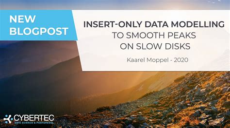 Insert Only Data Modelling To Smooth Peaks On Slow Disks