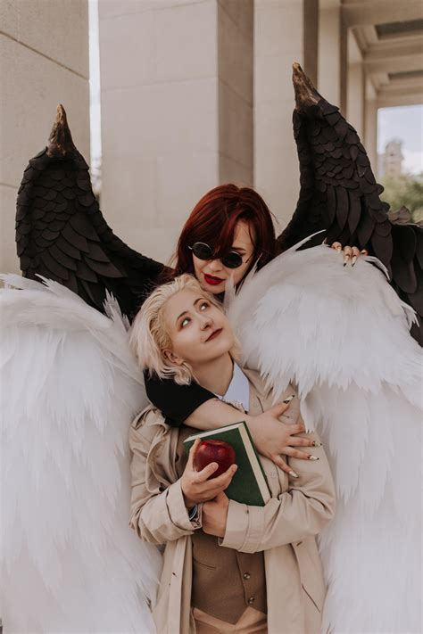 Crowley And Aziraphale Cosplay By Rudy Vixen Good Omens Rcosplaygirls