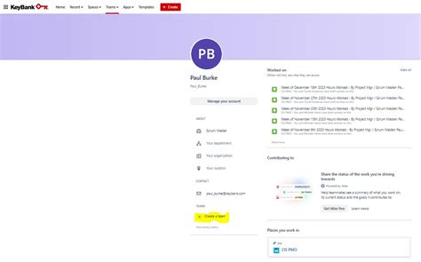 How To I Access Create A Personal Space In Confl