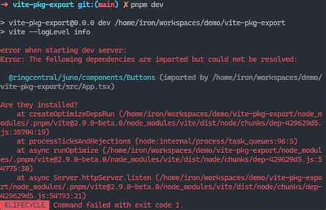 Can T Resolve Submodule Import When Module S Exports Field Doesn T