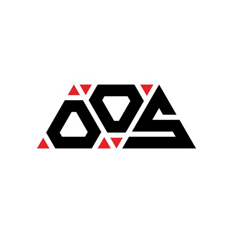 Oos Triangle Letter Logo Design With Triangle Shape Oos Triangle Logo Design Monogram Oos
