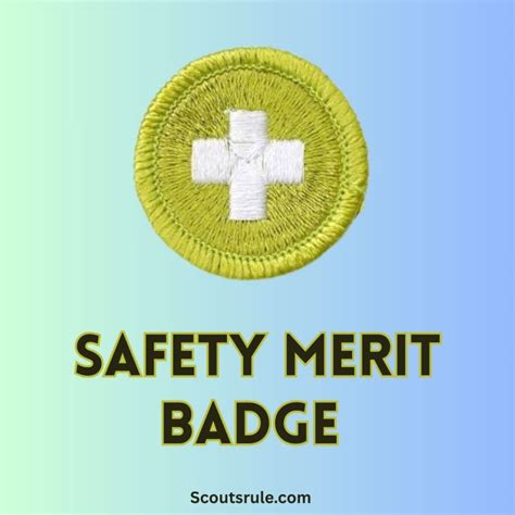 Safety Merit Badge Guide 2025 Scouts Rule