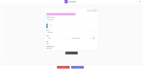 fluentcrm quill forms