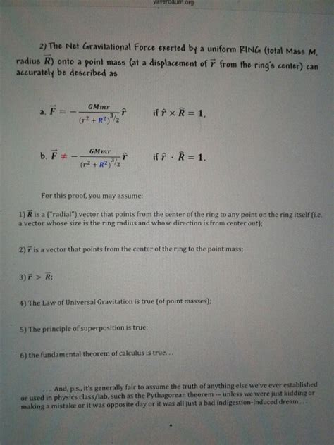 Solved The Second Proof Is A Generalization Of