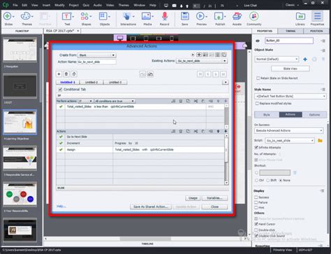 adobe captivate 2017 is here with shared advanced actions