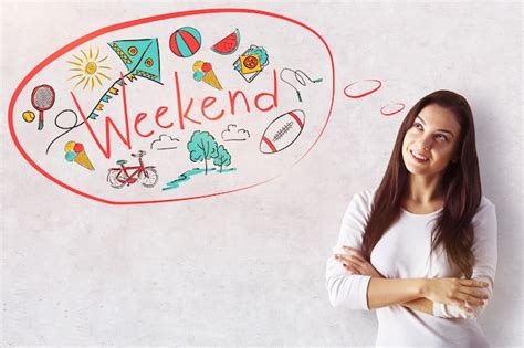 Premium Photo | Weekend concept