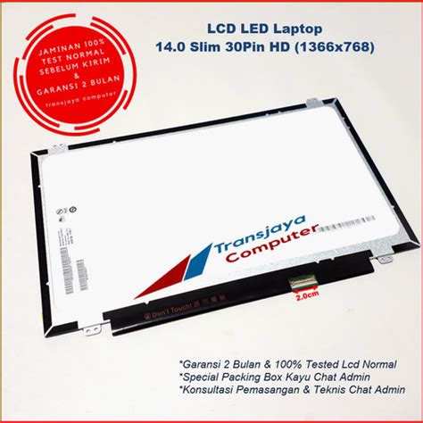 Jual Layar Lcd Led Laptop Lenovo Thinkpad T T S T Slim Pin Hd X