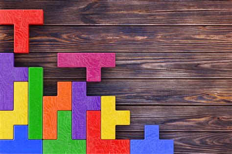 논리적 사고 개념입니다 다른 다채로운 모양 나무 블록입니다 3 차원 렌더링 개념에 대한 스톡 사진 및 기타 이미지 개념 블록쌓기 게임 0명 Istock